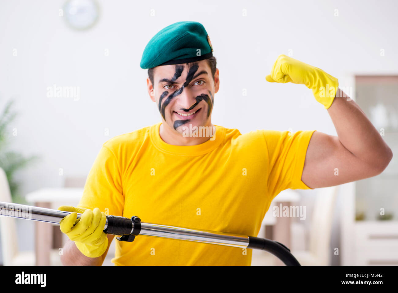 Cleaning living room funny hi-res stock photography and images - Alamy
