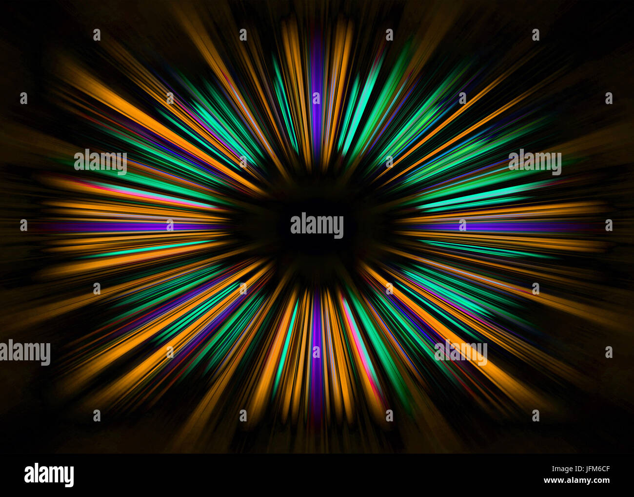 Orange and green starburst background Stock Photo - Alamy