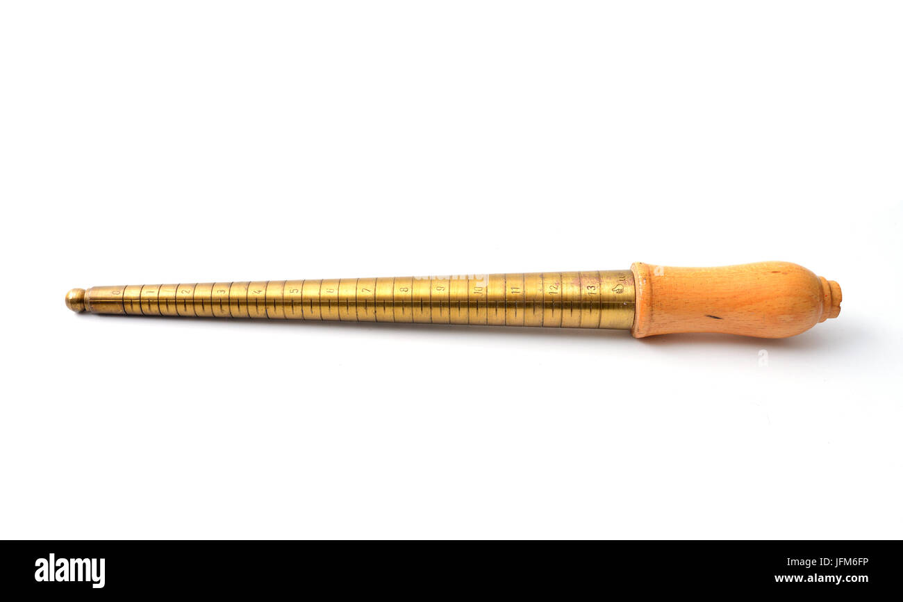 ring measuring stick Stock Photo - Alamy