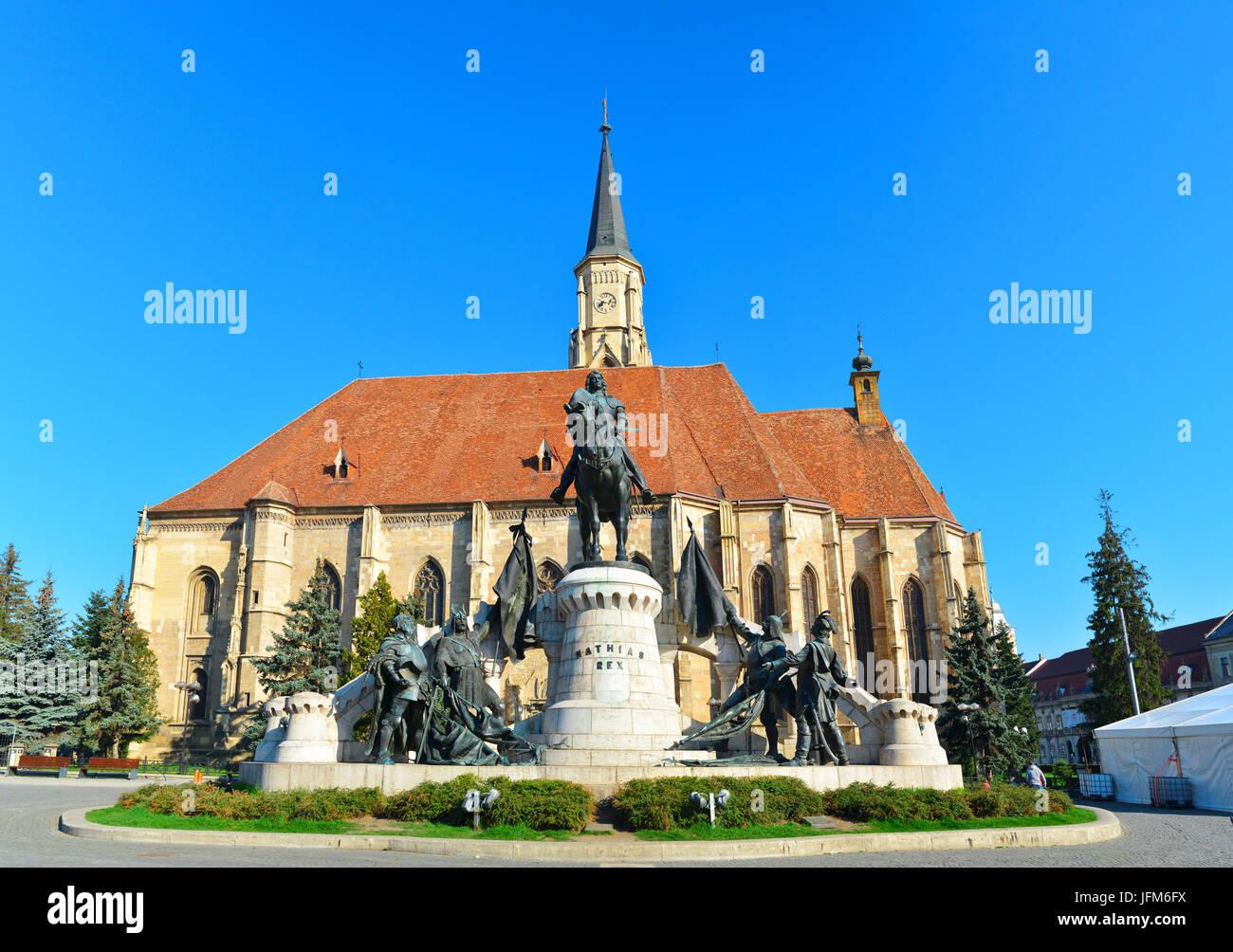 cluj napoca church Stock Photo - Alamy