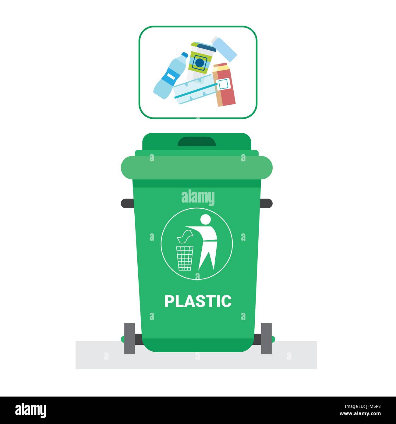 Recycled plastic logo Stock Vector Images - Alamy