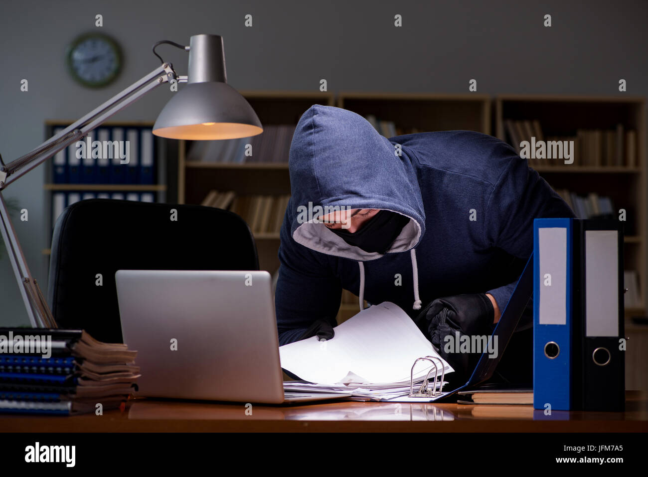 Hacker stealing personal data from home computer Stock Photo - Alamy