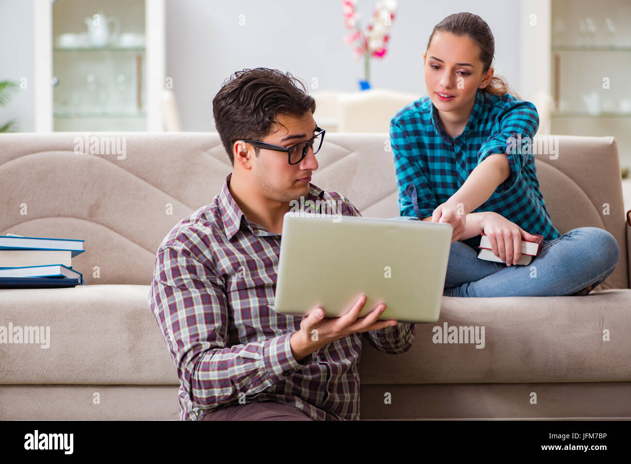 Students preparing for university exams Stock Photo - Alamy