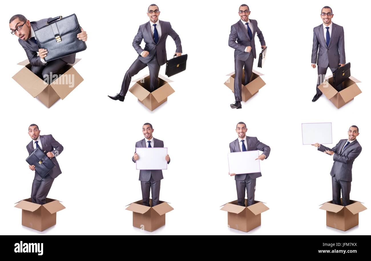 Thinking out of box concept Stock Photo - Alamy