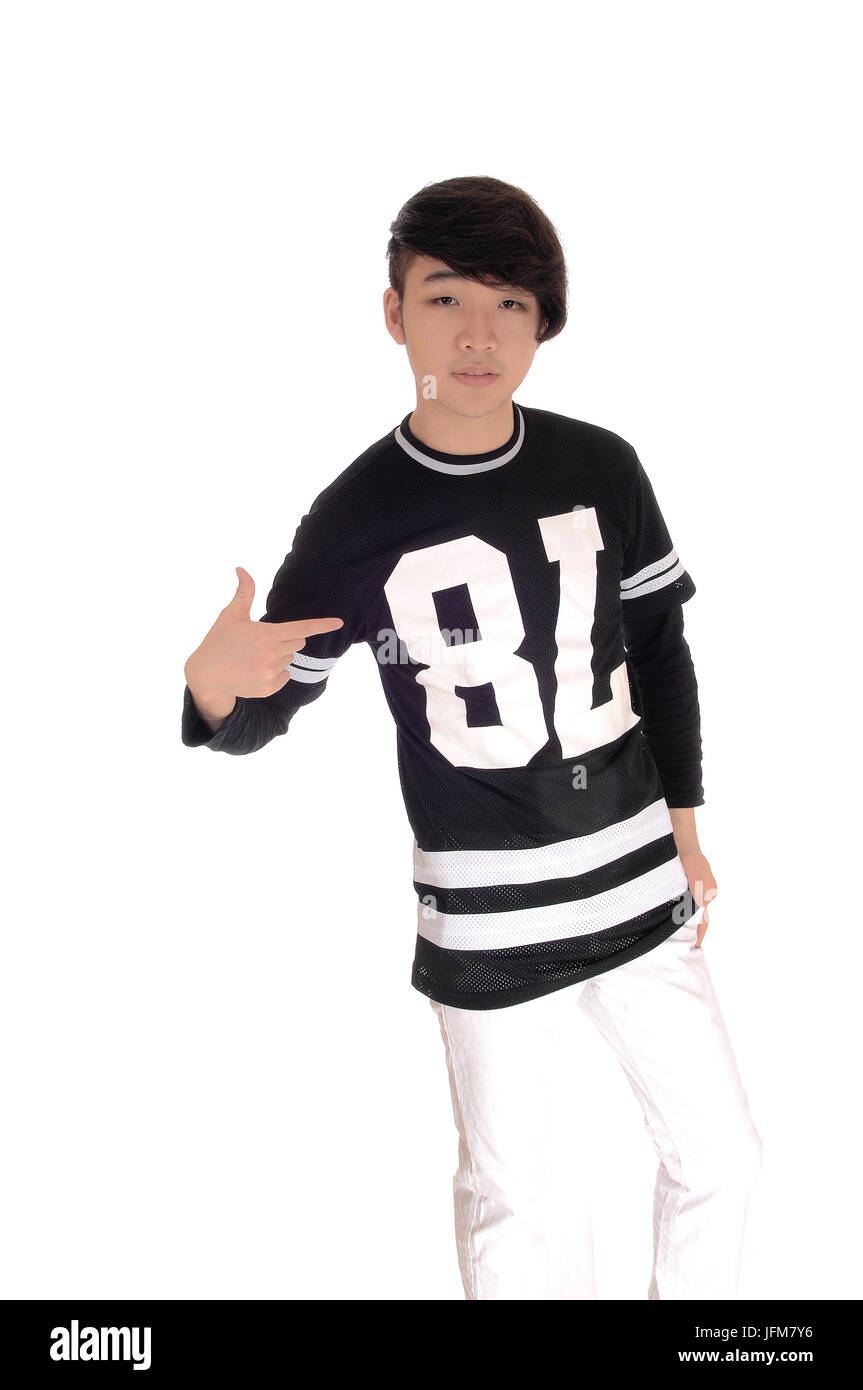 Handsome man looking himself Cut Out Stock Images & Pictures - Alamy