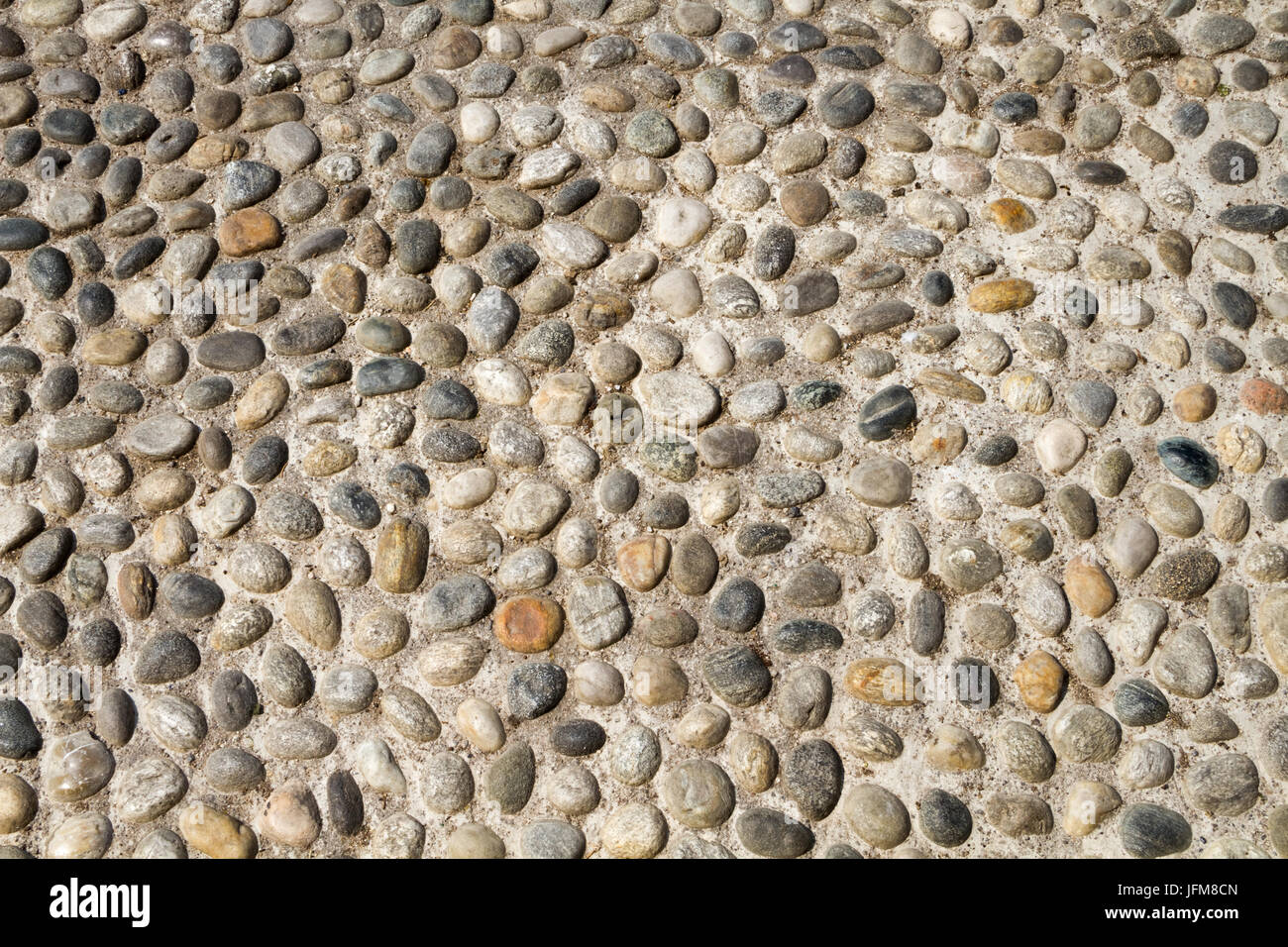 Stones embedded in concrete hi-res stock photography and images - Alamy