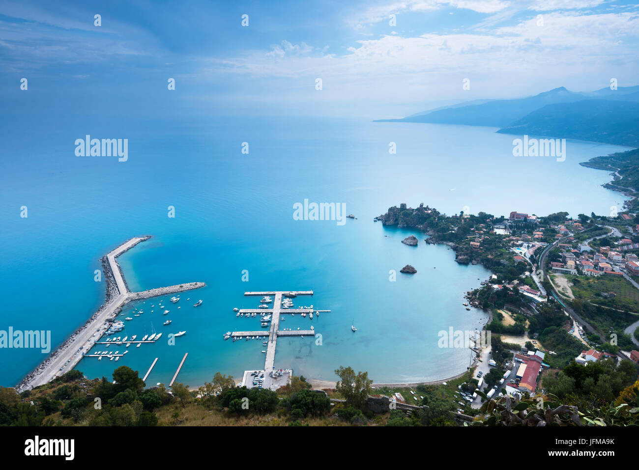 The port of Cefalù, Palermo Province, Sicily, Italy Stock Photo - Alamy
