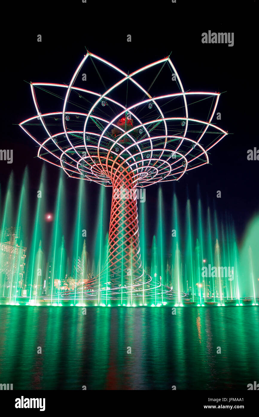 the tree of life, Expo Milan, Lombardy, italy Stock Photo - Alamy