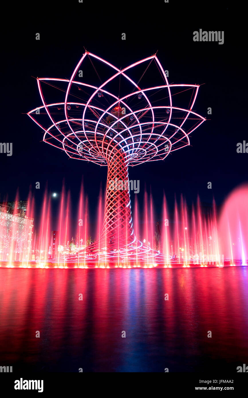 the tree of life, Expo Milan, Lombardy, italy Stock Photo - Alamy