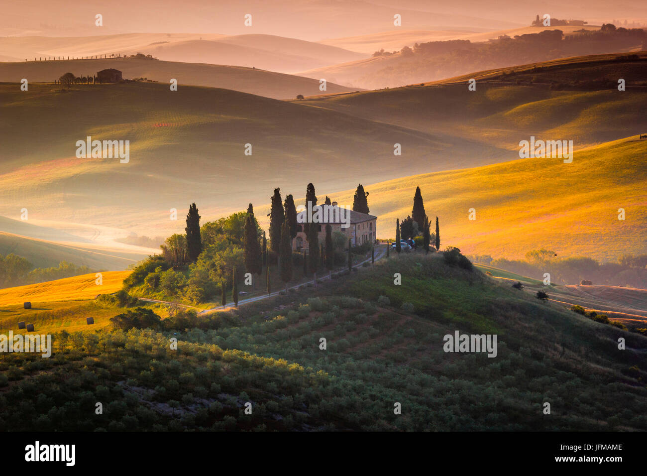 Olive tree sunrise hi-res stock photography and images - Alamy