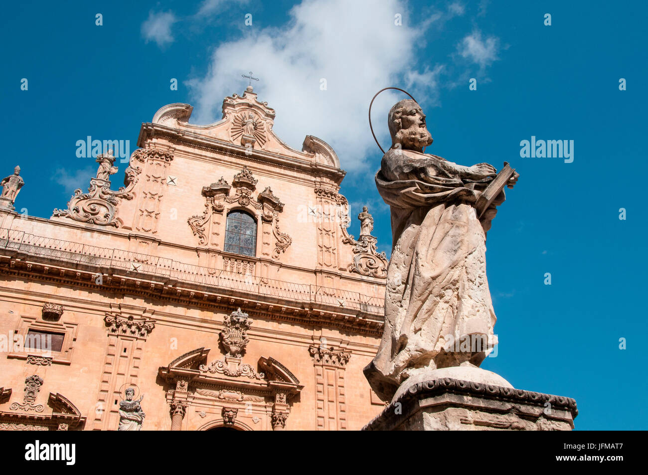 Europe, Italy, Sicily, Ragusa district, Noto Valley, Modica, Church of ...