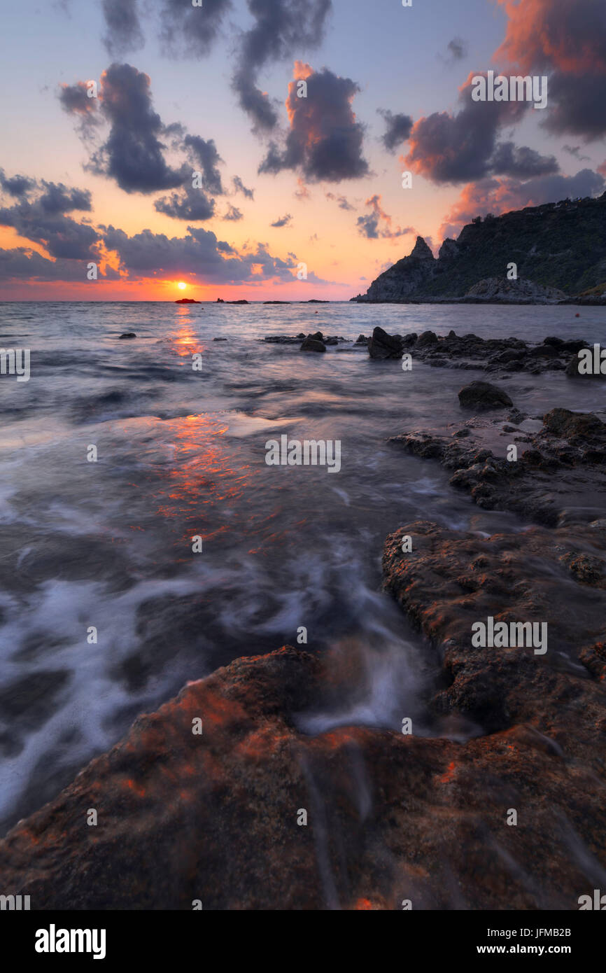 Italy sunset in capo vaticano coast hi-res stock photography and images ...