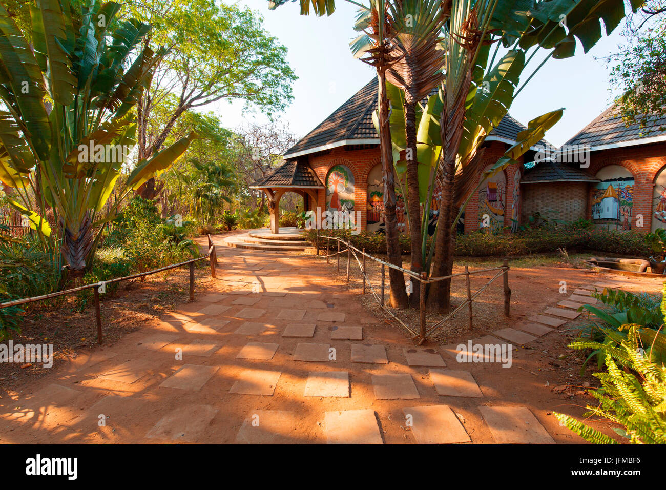 Africa, Malawi, Lilongwe district, Dedza, Museum of masks Stock Photo ...