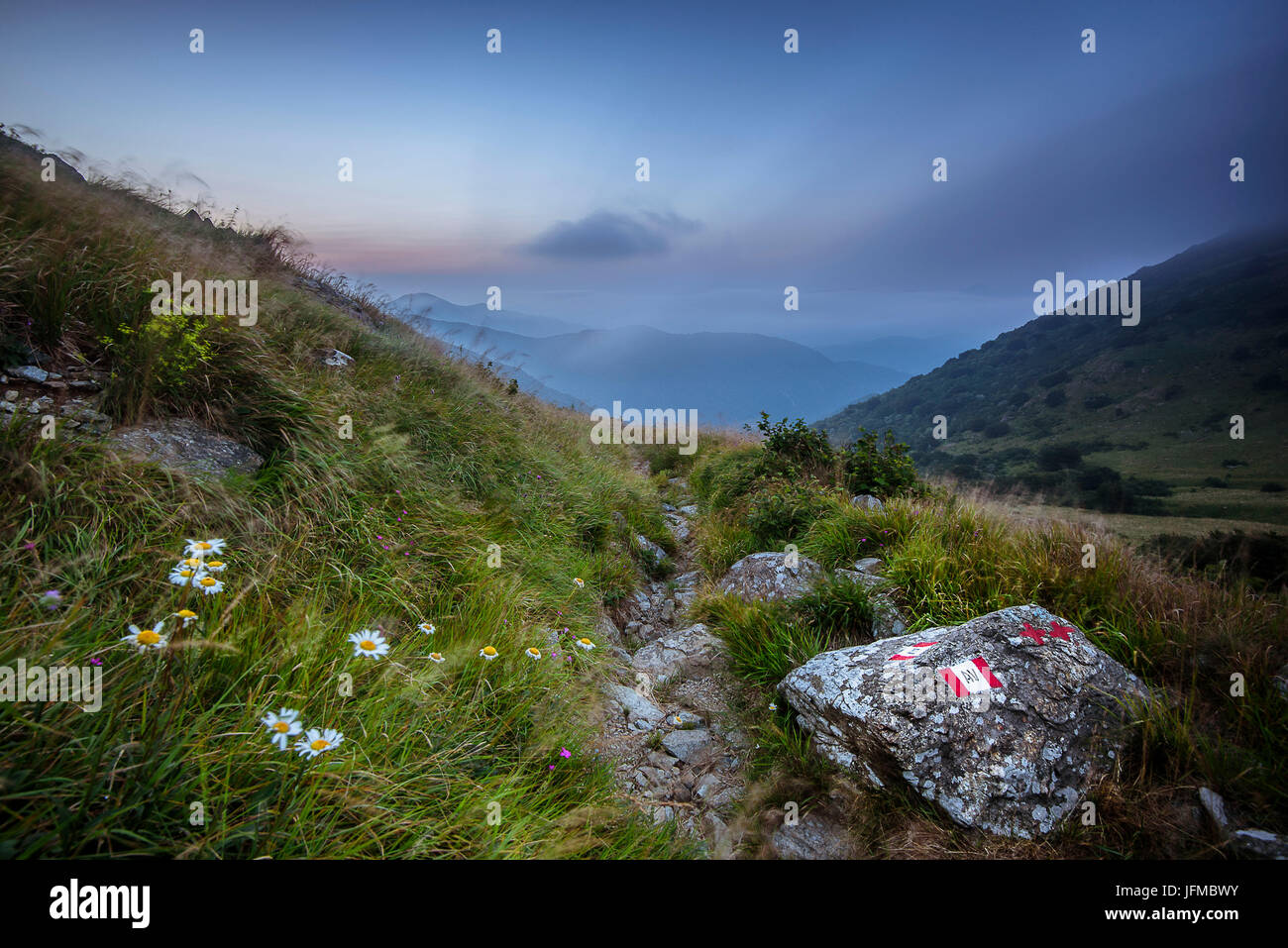 Faiallo pass, Province of Genova, Liguria, Italy, Ligurian mountains ...