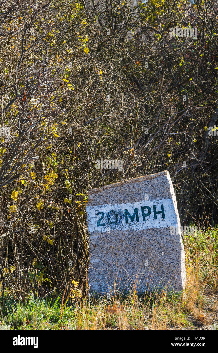 Stone speed marker hi-res stock photography and images - Alamy