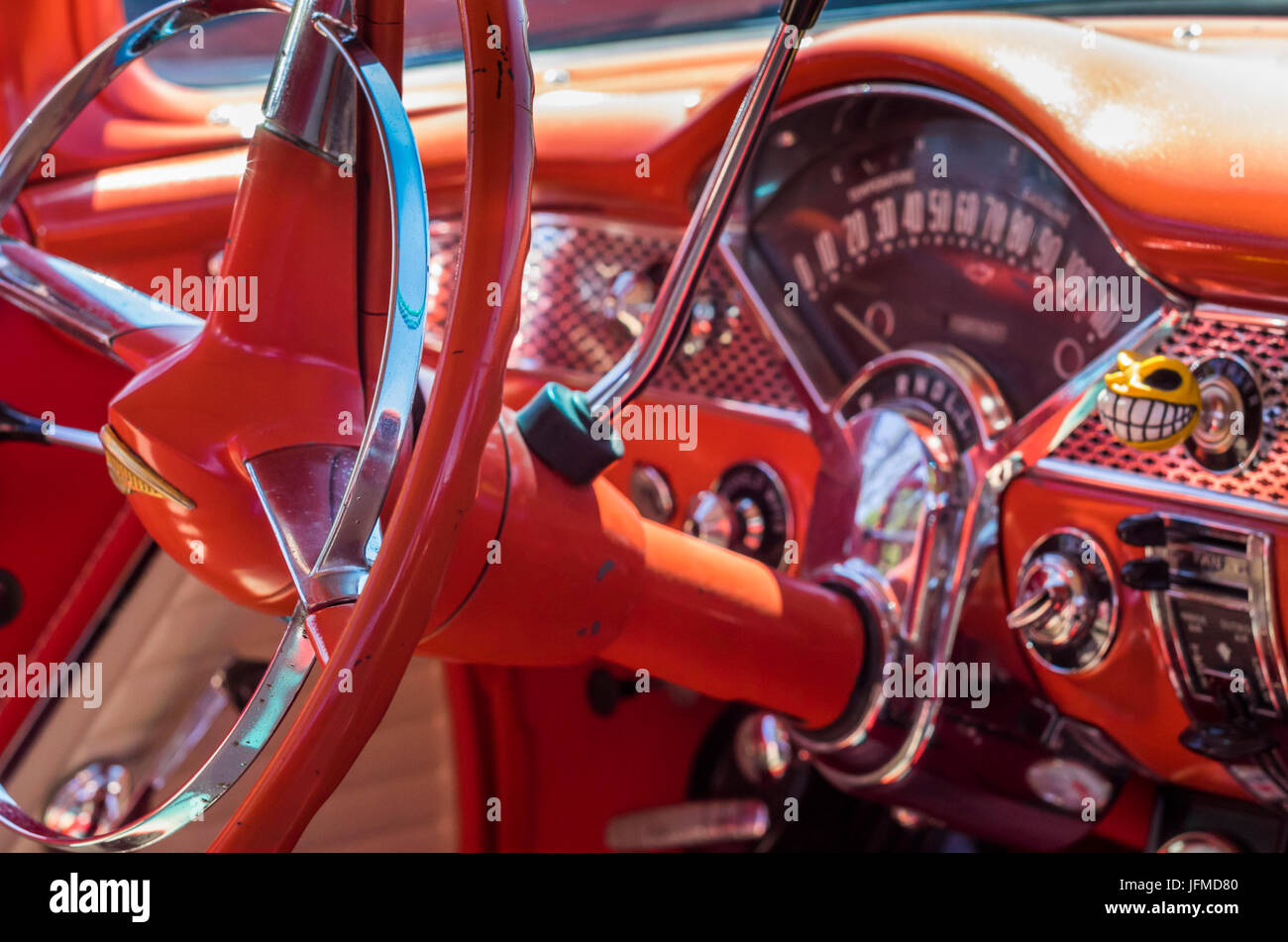 1950s car interior hi-res stock photography and images - Alamy