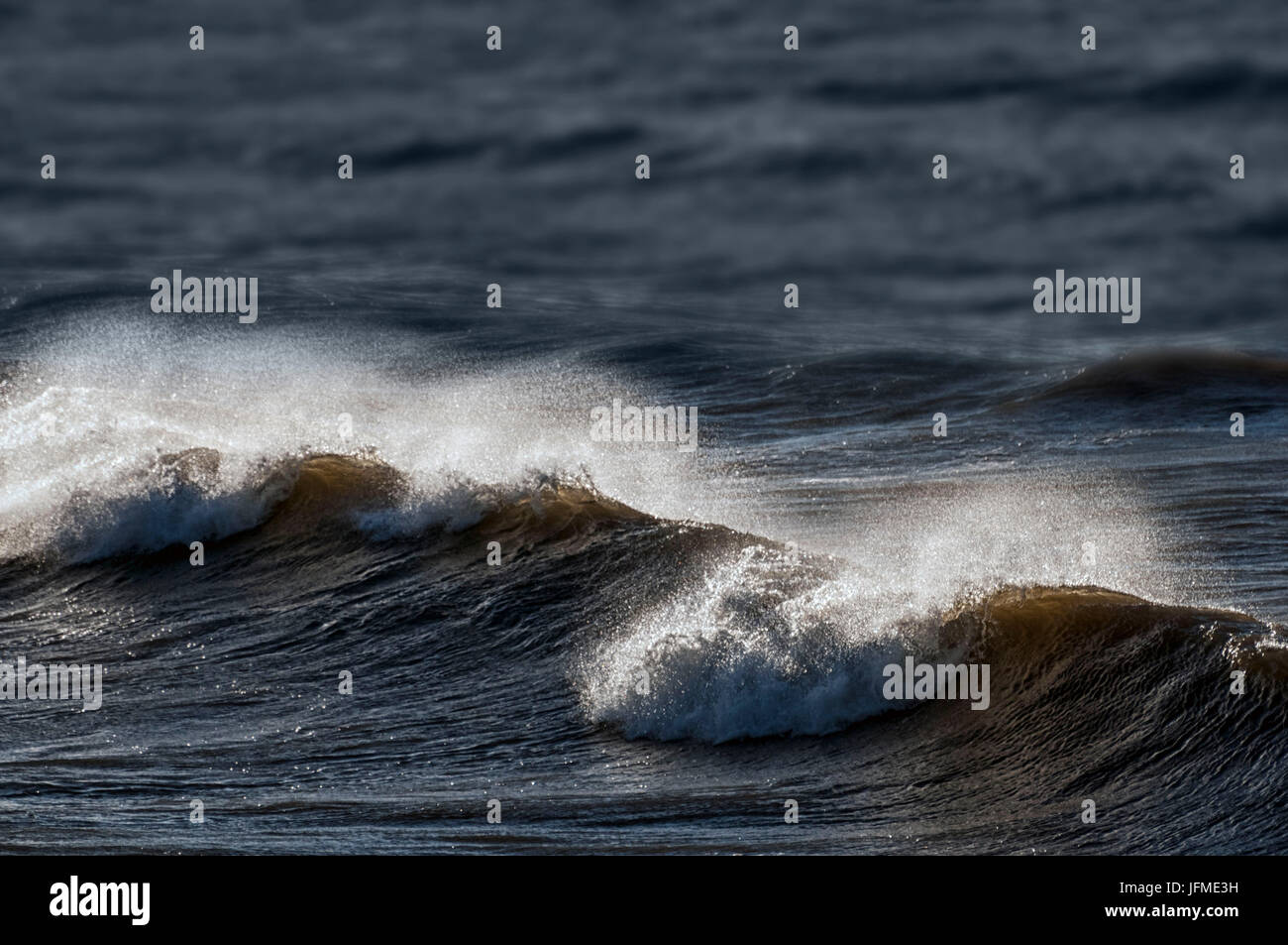 Natural Science, Waves on the Baltic Sea Stock Photo - Alamy