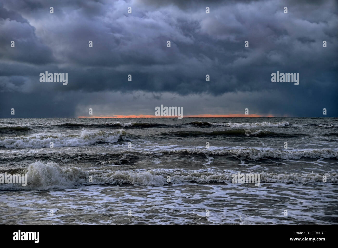 Natural Science, Baltic Sea, sunset Stock Photo - Alamy