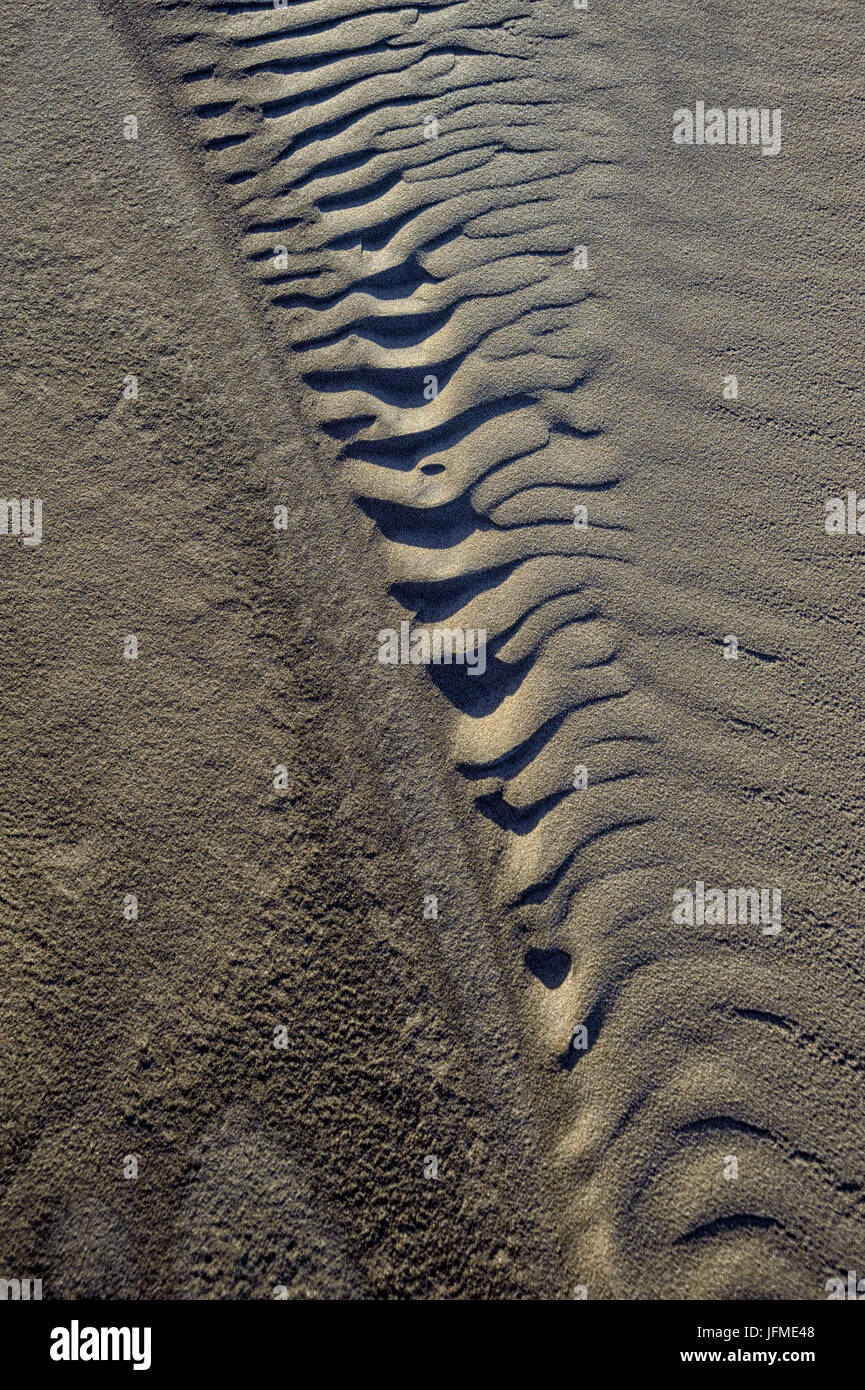 Natural Science, Texture of sand on the beach close-up Stock Photo - Alamy