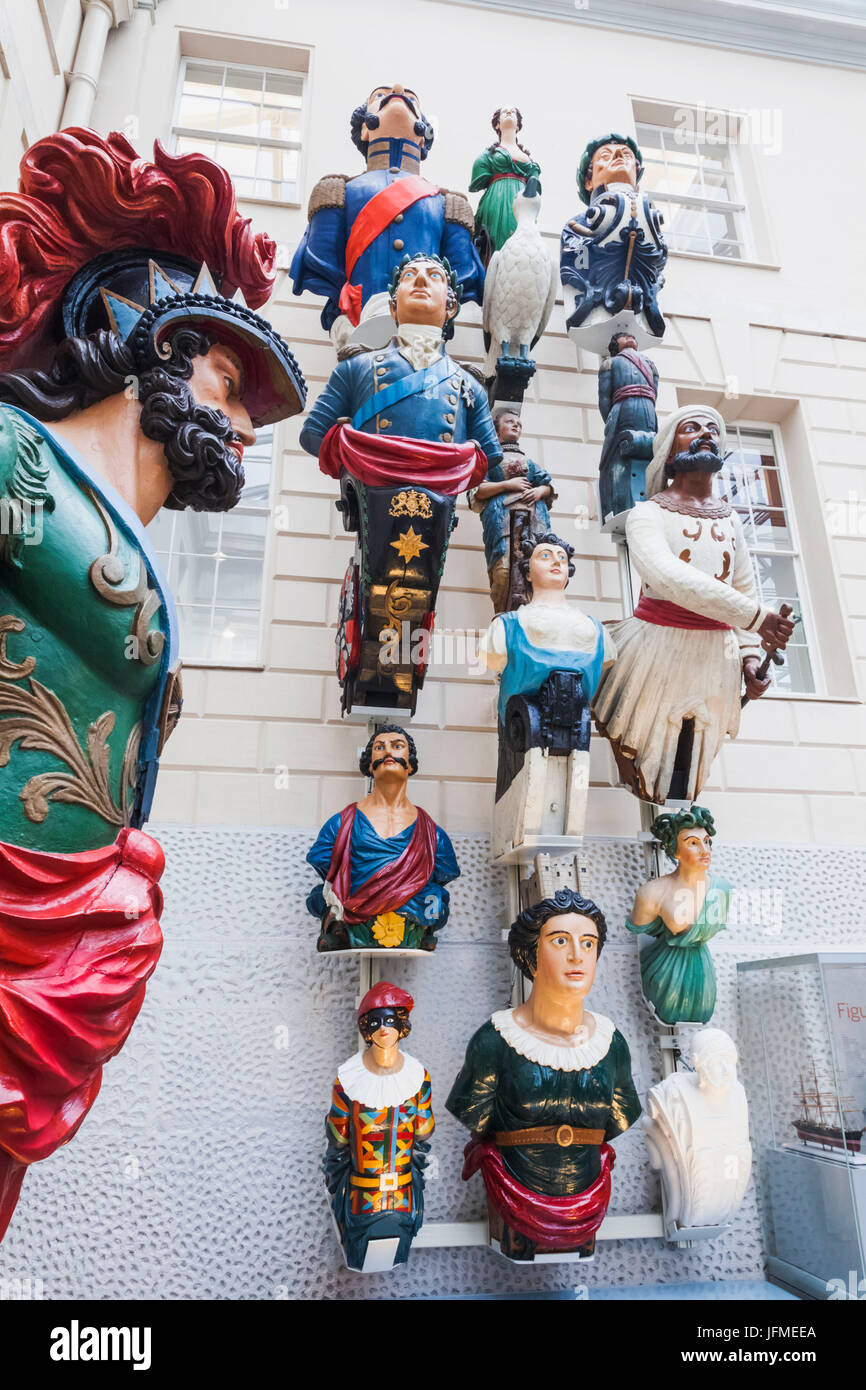 England, London, Greenwich, National Maritime Museum, Display of ...