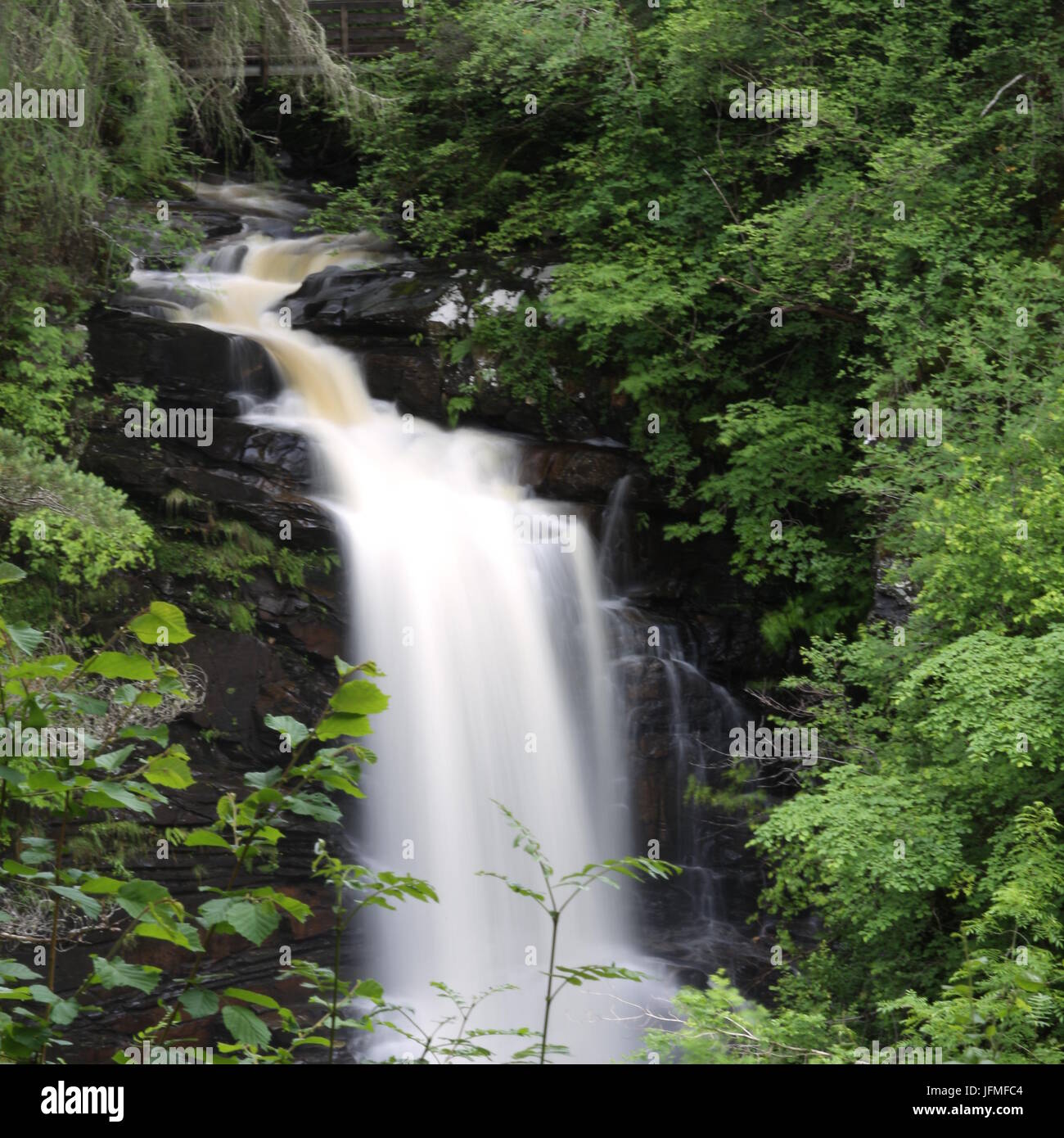 Scotland falls of moness hi-res stock photography and images - Alamy