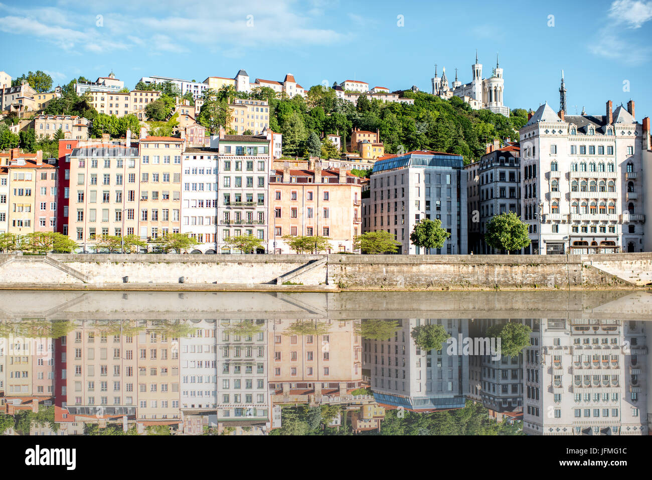 Lyon city in France Stock Photo - Alamy