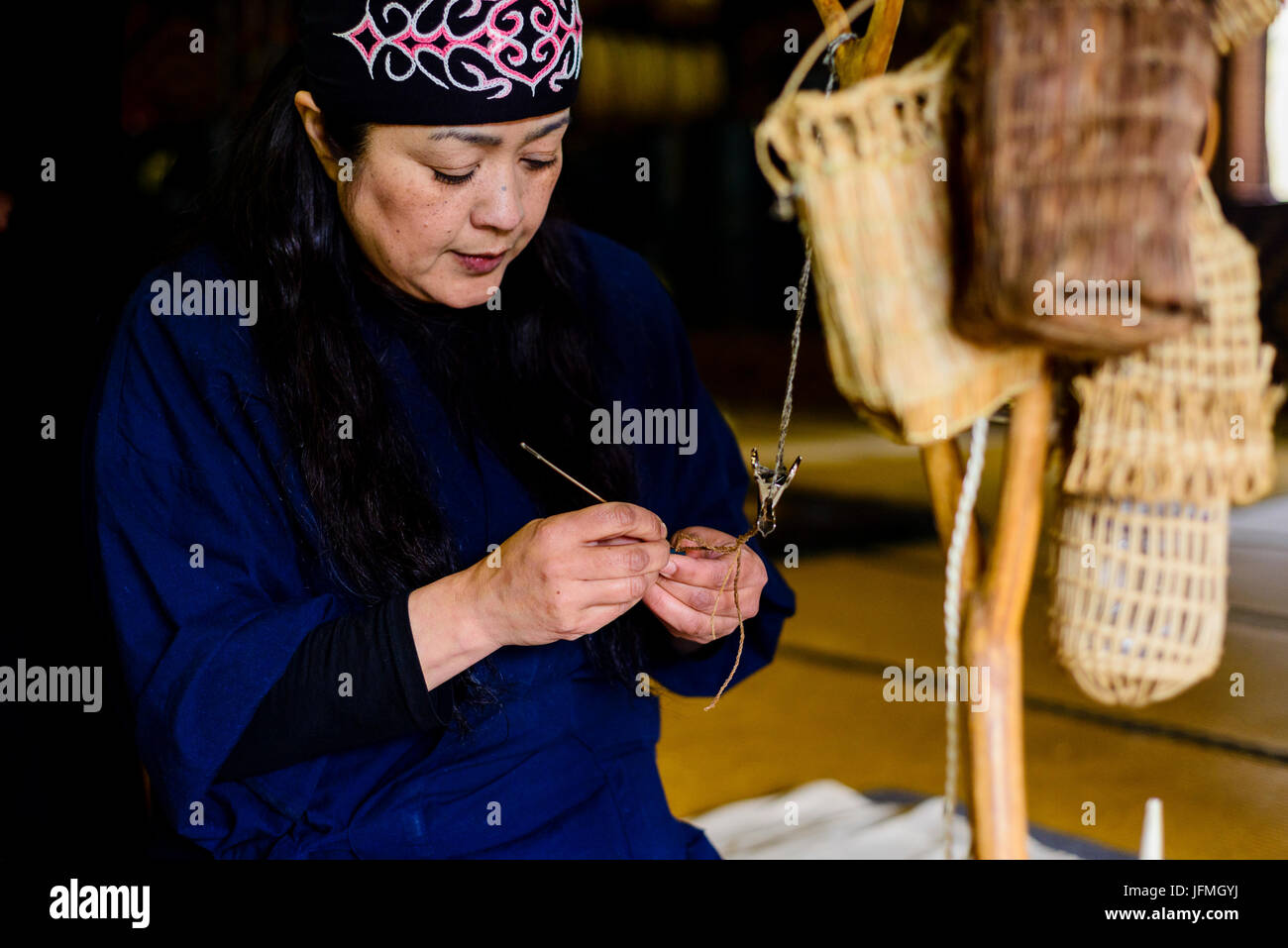 Ainu people in Japan Stock Photo - Alamy