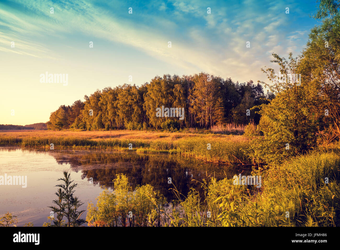 Lakeshore landscape hi-res stock photography and images - Alamy