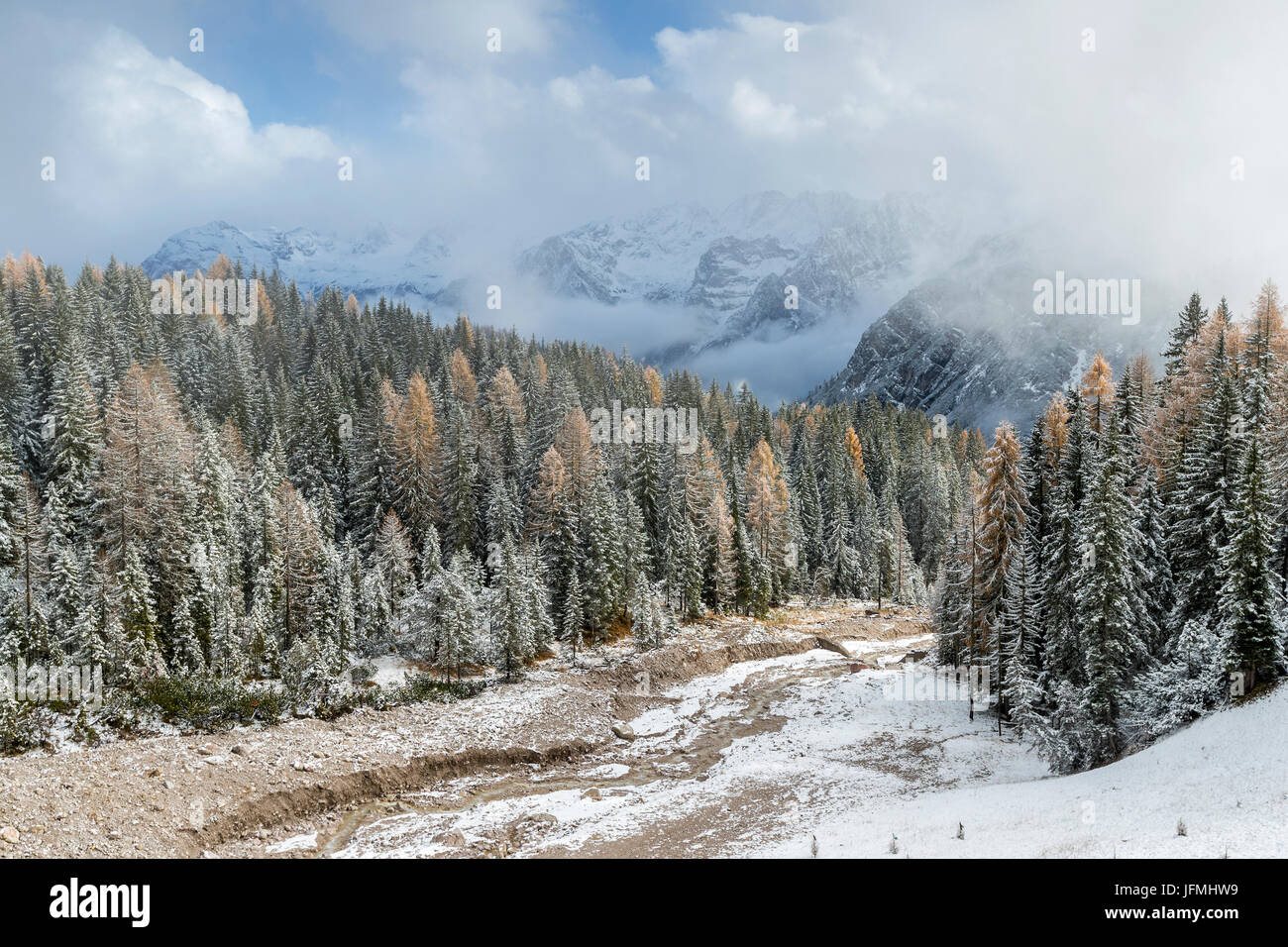 Passo Tre Croci, Cortina D'Ampezzo, Province of Belluno, region of ...