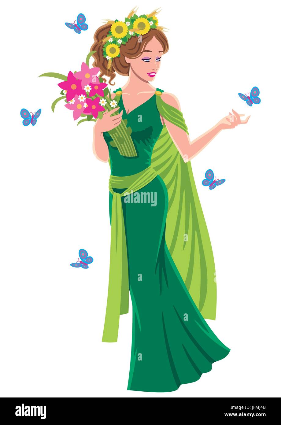 Goddess demeter hi-res stock photography and images - Alamy