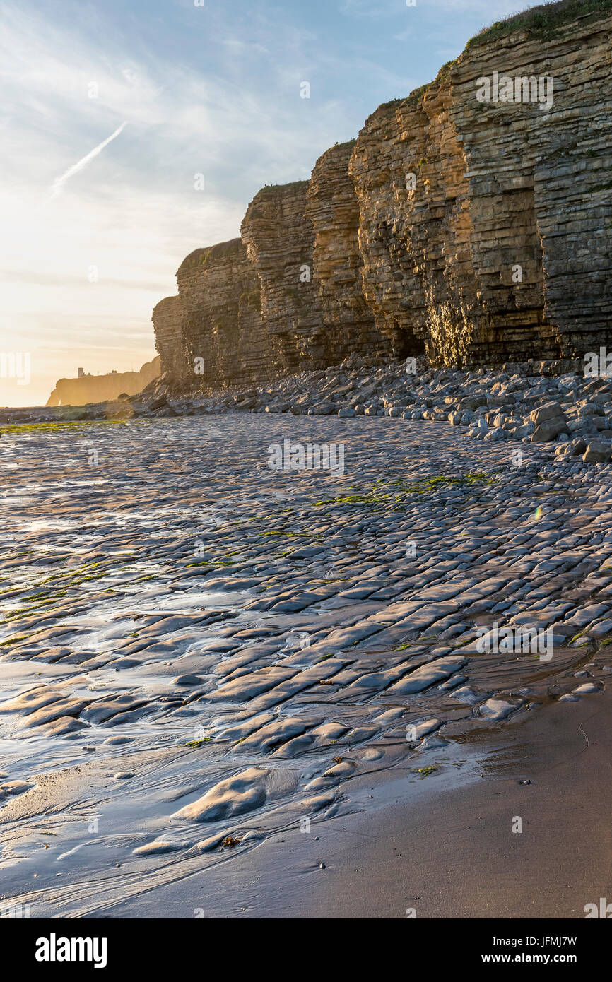 Nash Point, Monknash Coast of the Vale of Glamorgan, Wales, United ...