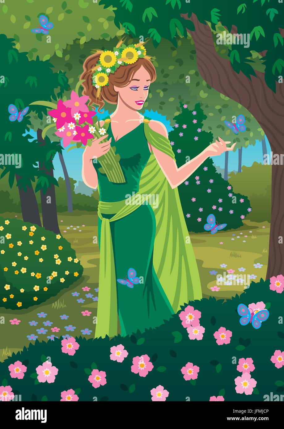 Goddess demeter hi-res stock photography and images - Alamy