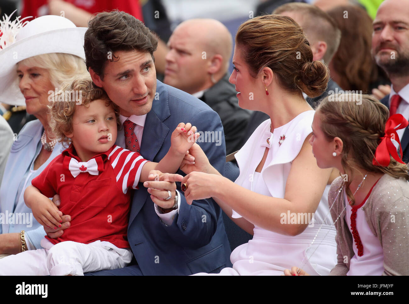 Justin Trudeau, Prime Minister of Canada and his wife Sophie Gregoire ...