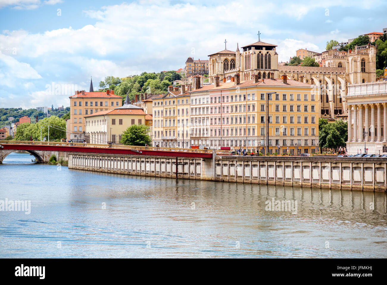 Lyon city in France Stock Photo - Alamy