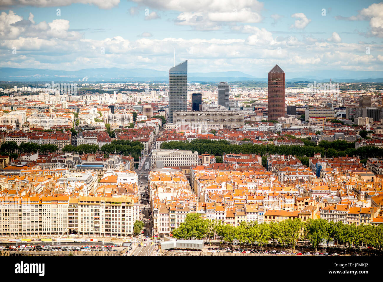 Lyon city in France Stock Photo - Alamy