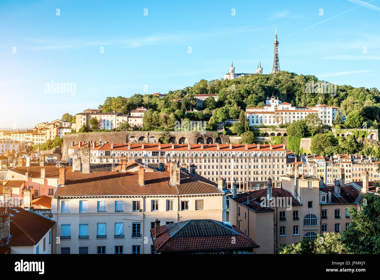 Lyon city in France Stock Photo - Alamy