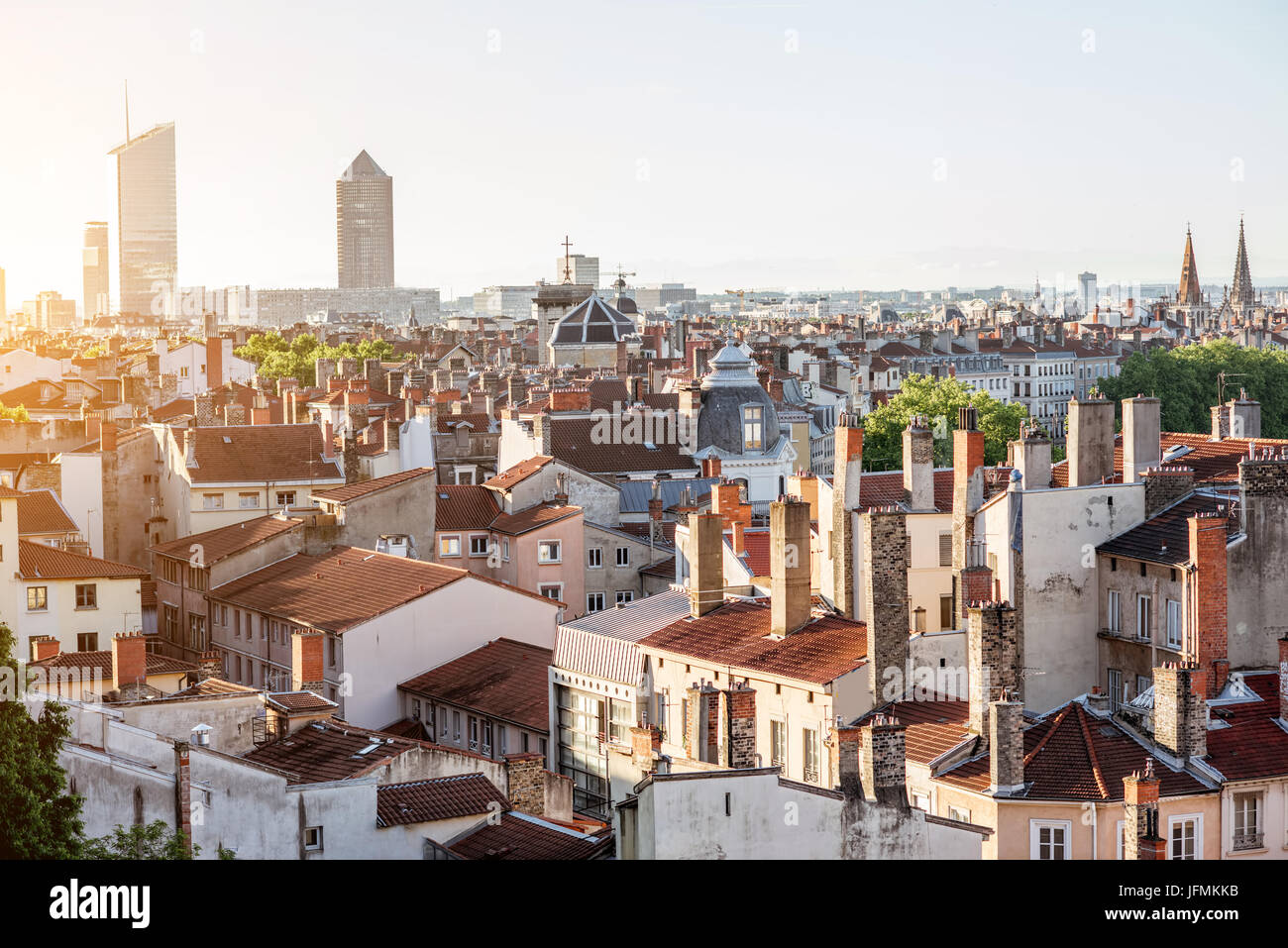 Lyon city in France Stock Photo - Alamy