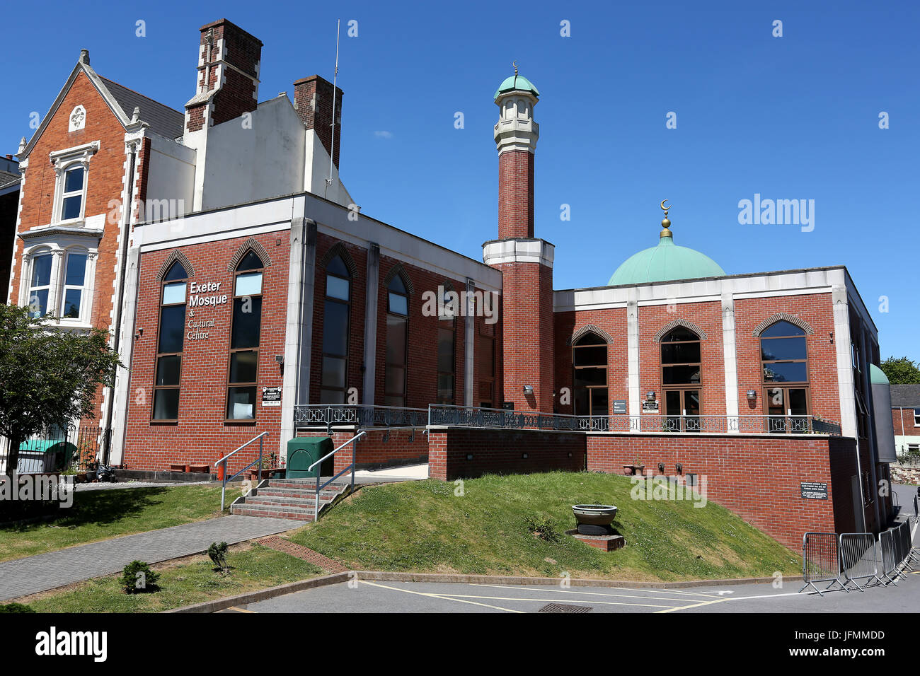 GV of the Exeter Mosque and Cultural Centre in York Rd, Exeter, Devon ...