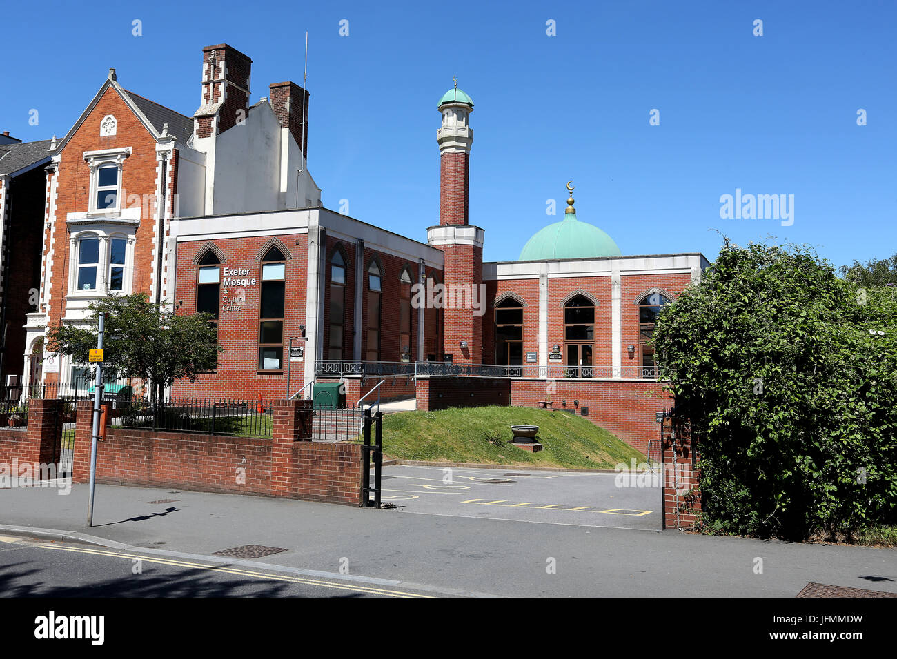 GV of the Exeter Mosque and Cultural Centre in York Rd, Exeter, Devon ...