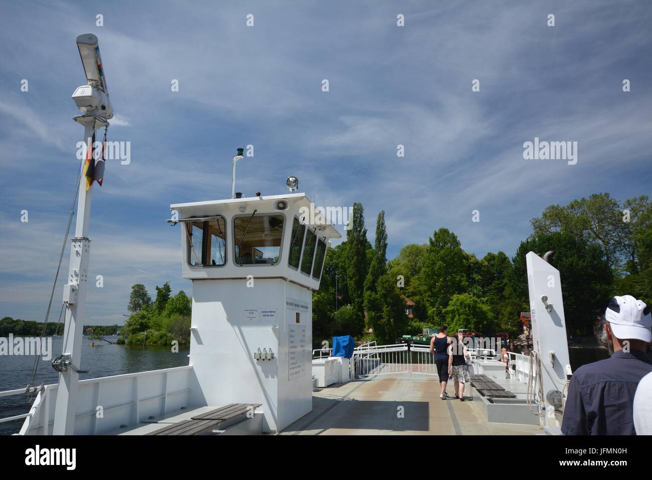Passenger Ferry to Peacock Island (Pfaueninsel) in Berlin on June 11 ...