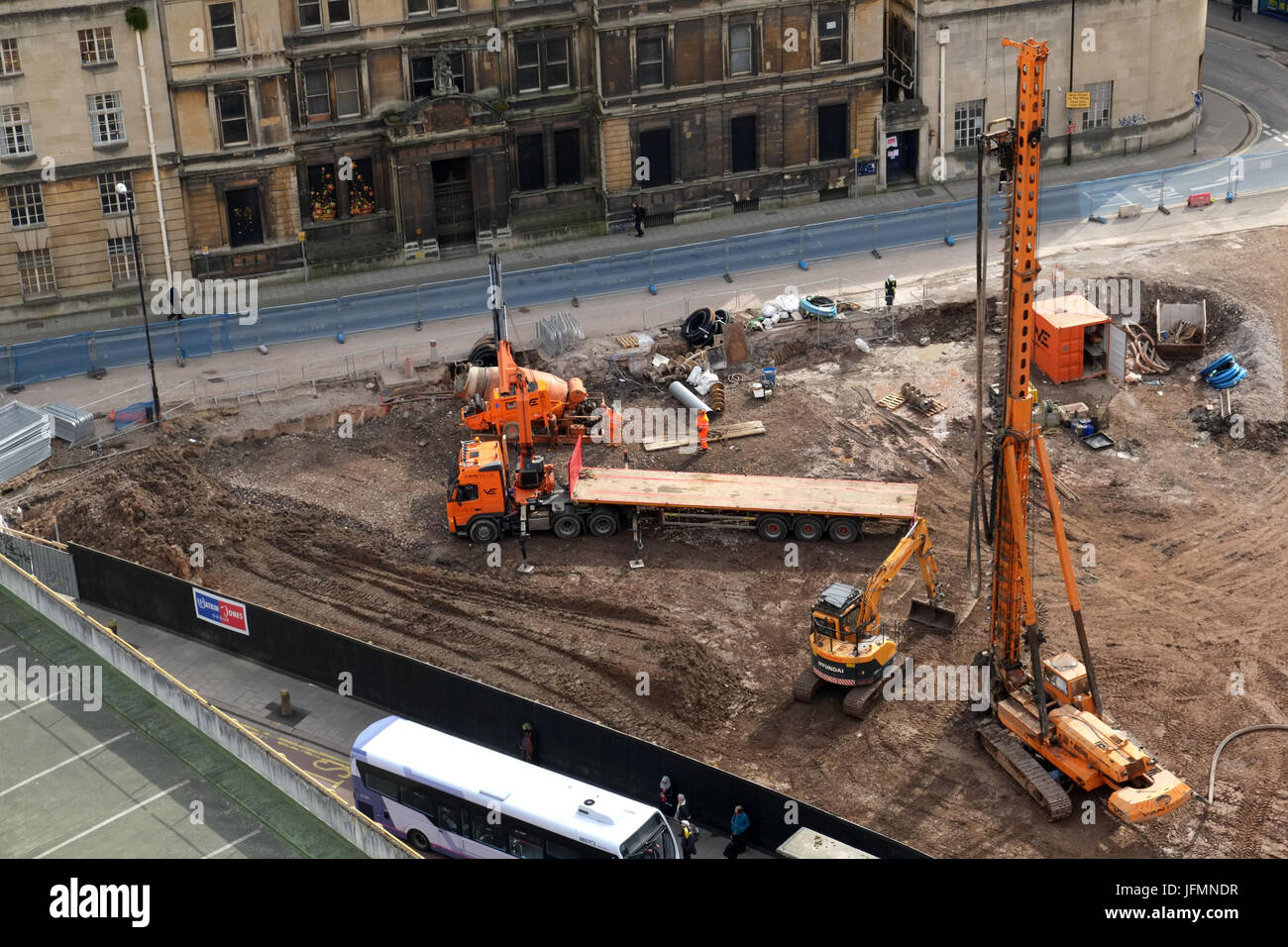 Piling construction site hi-res stock photography and images - Alamy