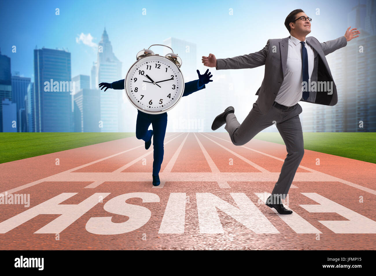 Businessman failing to meet the challenging deadlines Stock Photo - Alamy