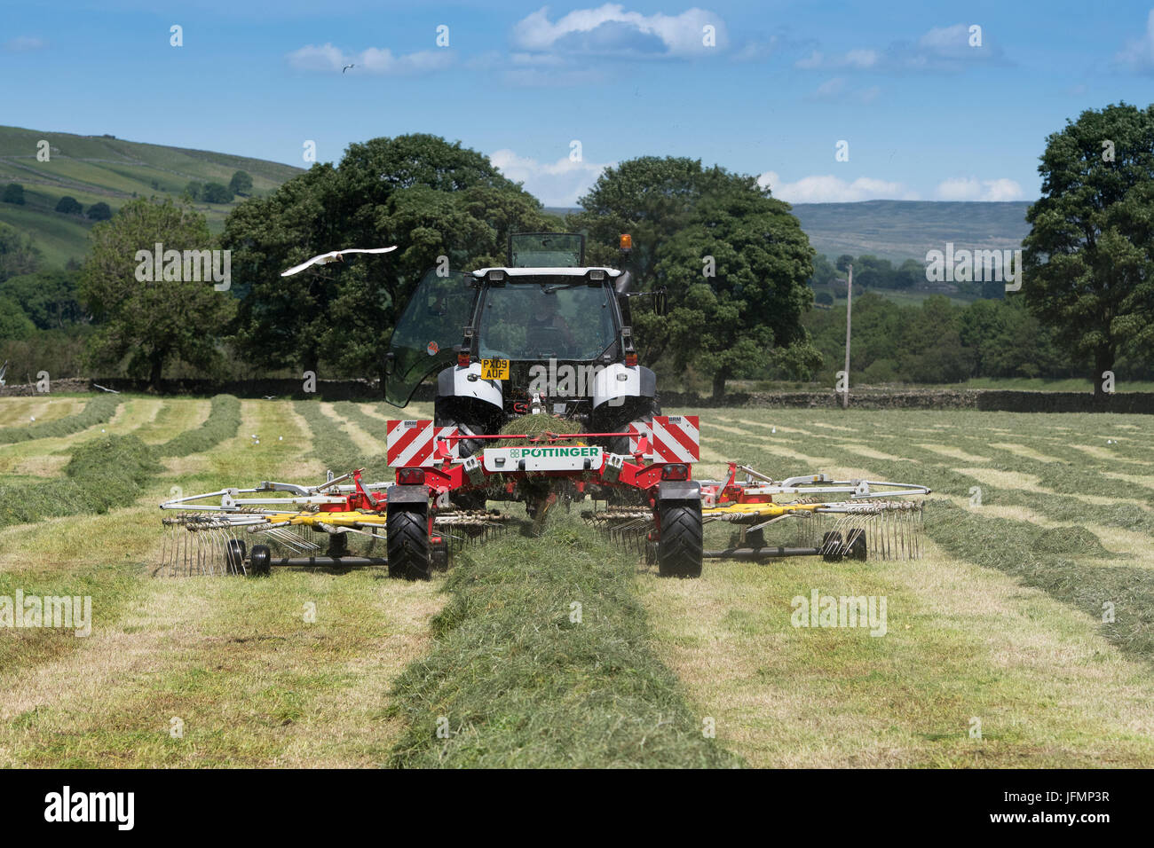 Farmer using silage machinery hi-res stock photography and images - Alamy