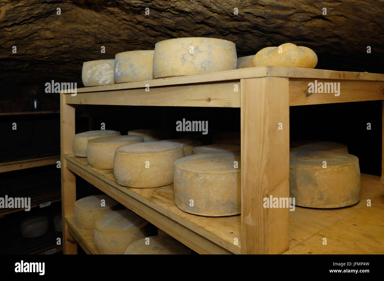 Handmade cheese cured Stock Photo - Alamy