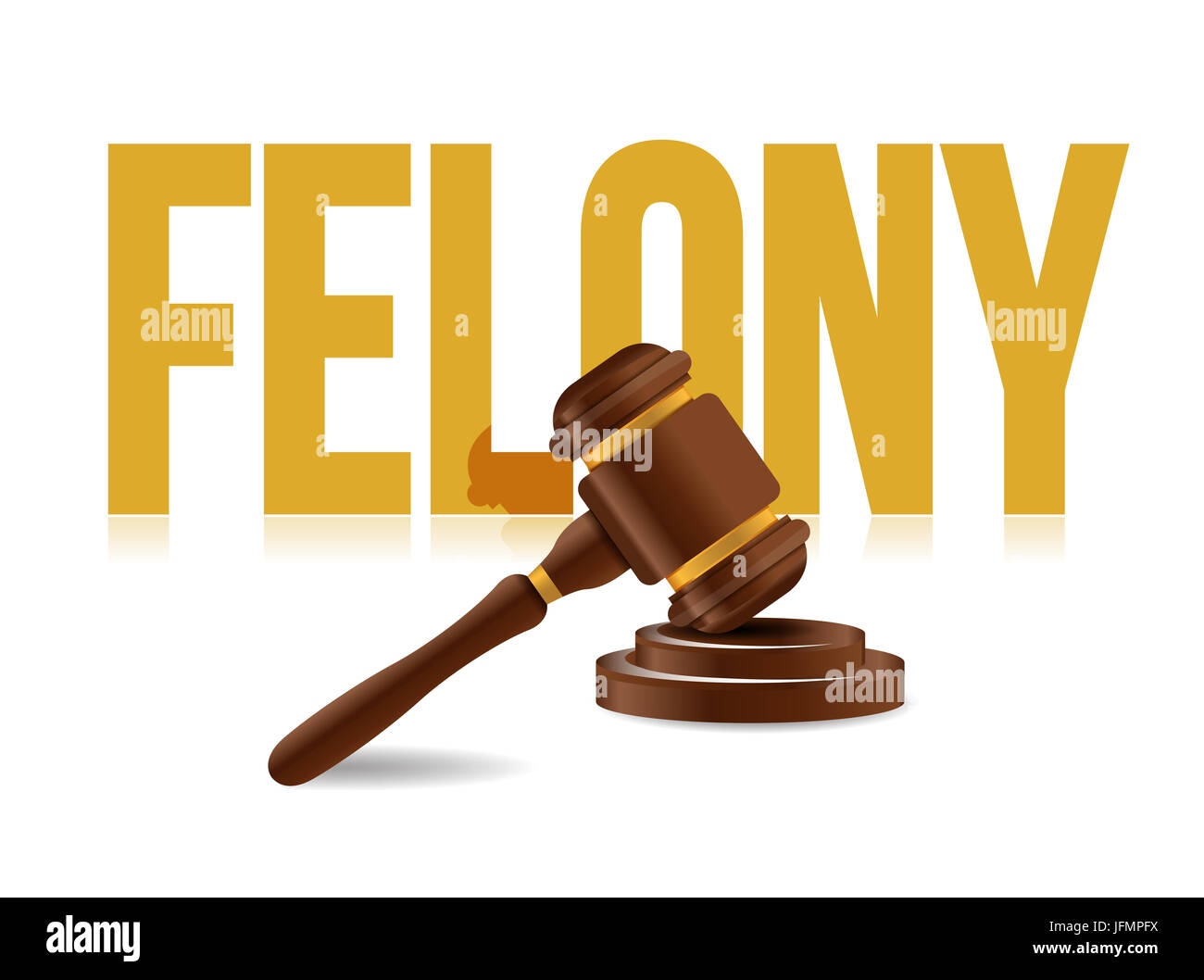 felony concept icon illustration design isolated over white Stock Photo ...