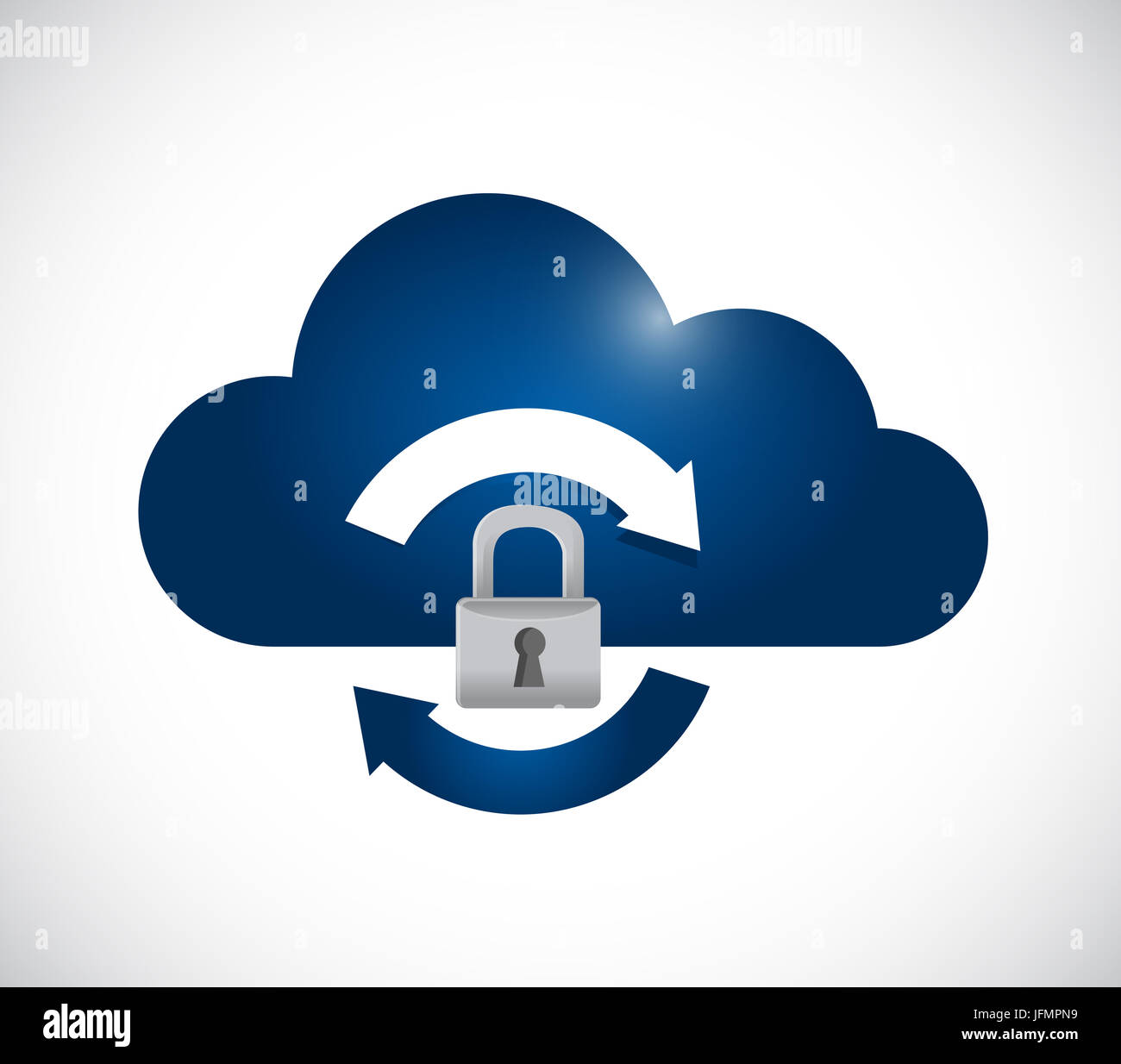 Cloud lock bold icon hi-res stock photography and images - Alamy
