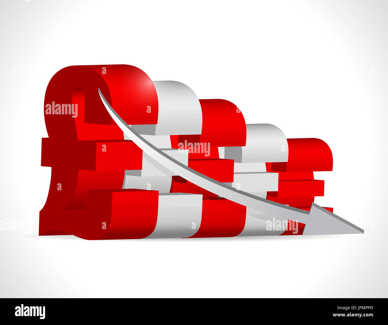 Falling pound graph hi-res stock photography and images - Alamy
