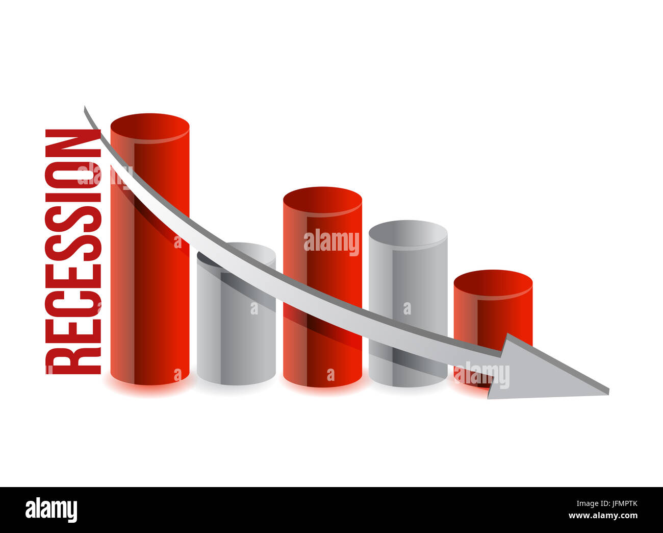 Bar charts decline hi-res stock photography and images - Alamy