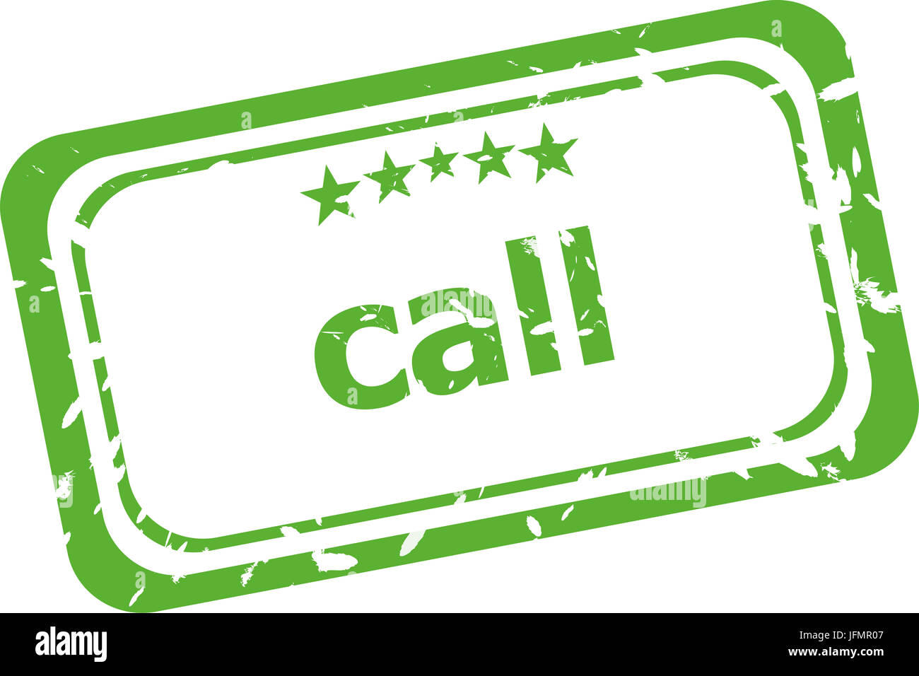 rubber stamp with call word isolated on white Stock Photo - Alamy