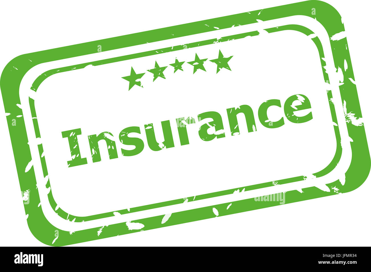 insurance grunge stamp isolated on white background Stock Photo - Alamy